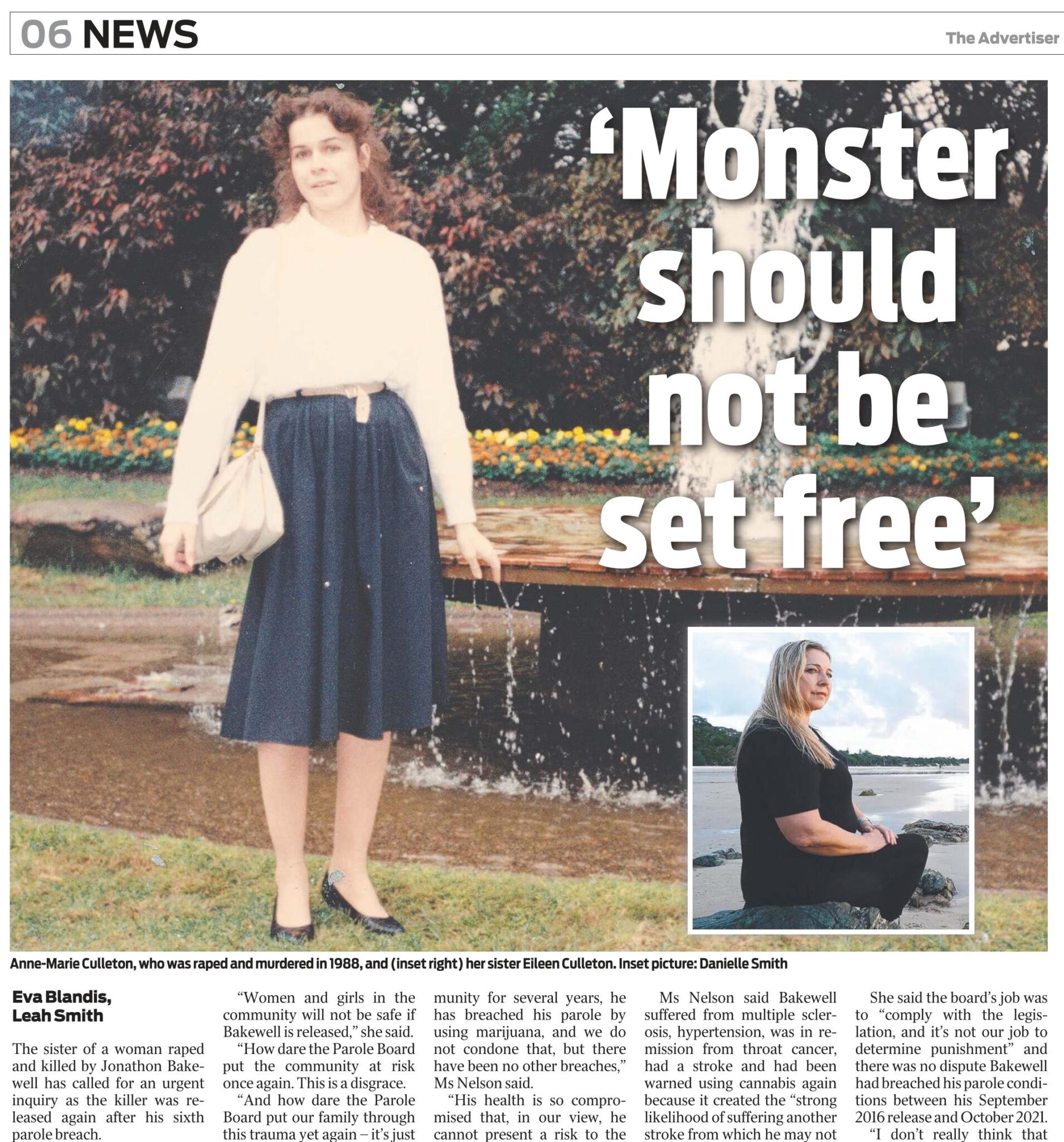 Eileen Culleton – Homicide victim advocate